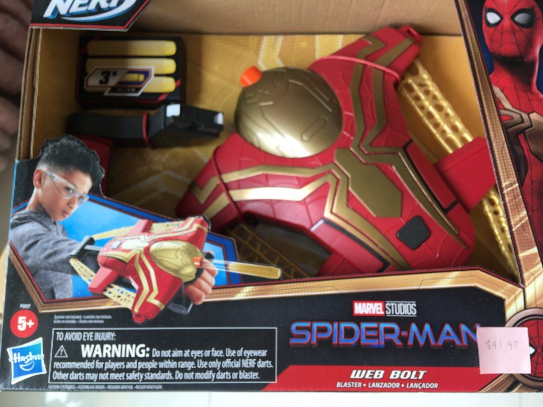 Spider man Nerf web bolt toy, Hobbies & Toys, Toys & Games on Carousell