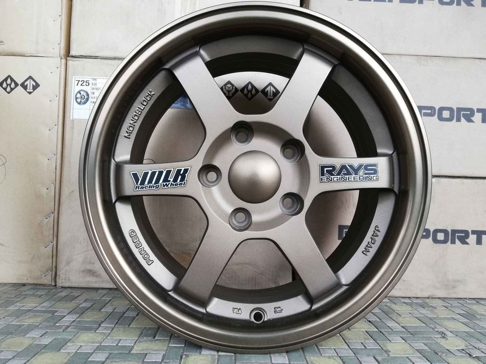 sport rim te37 volk 15 inch 5x114.3, Auto Accessories on Carousell