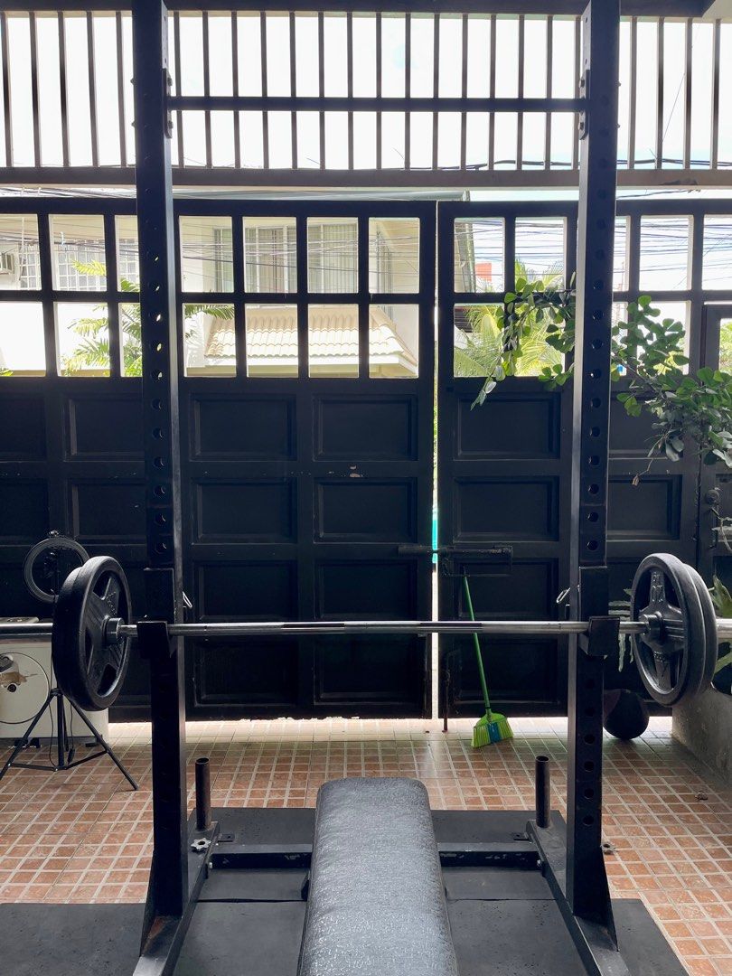 Squat Rack/Bench Press full set, Sports Equipment, Other Sports ...