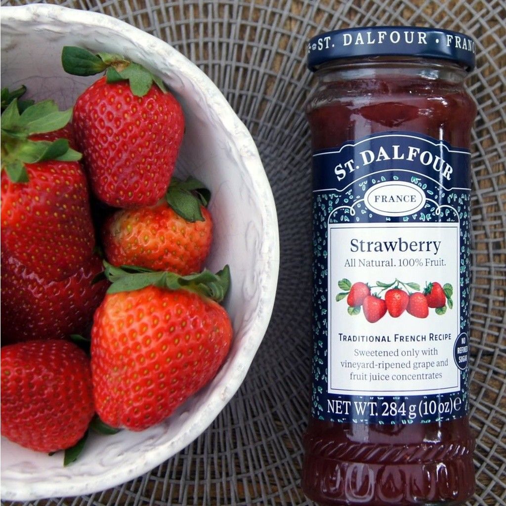 St dalfour jam spread breakfast fruit jam spread bread breakfast spread ...