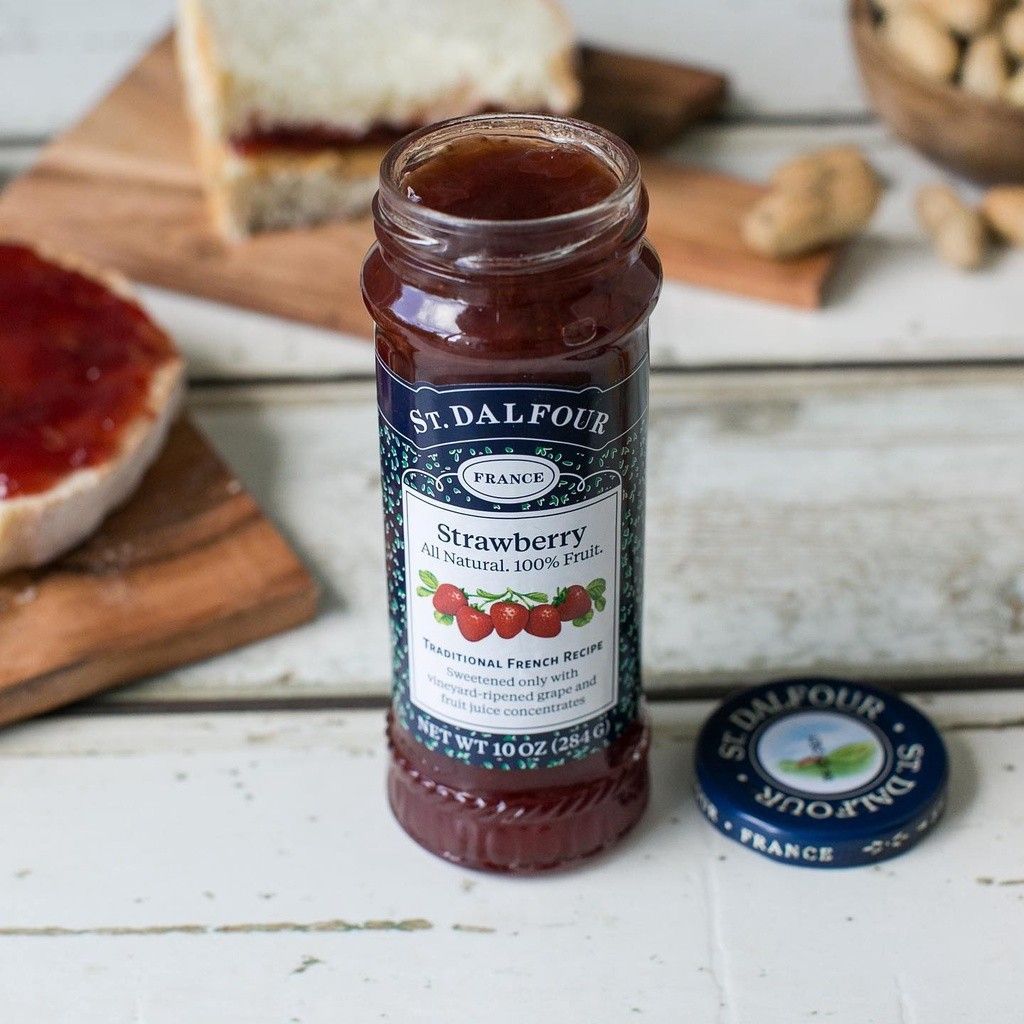 St dalfour jam spread breakfast fruit jam spread bread breakfast spread ...