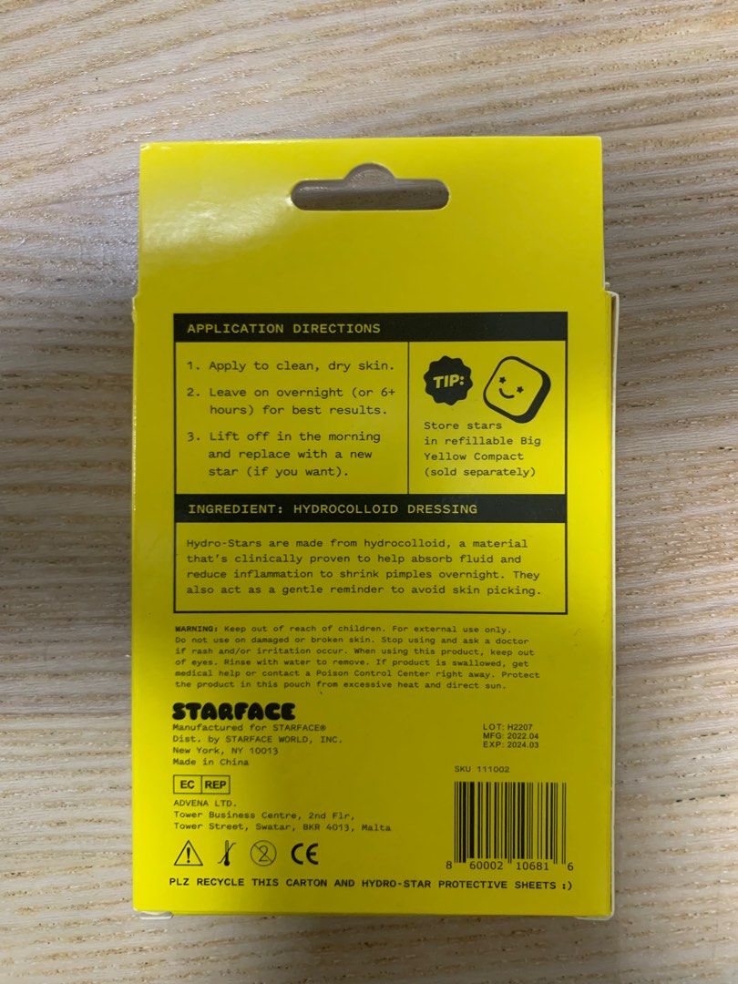 Starface Pimple Patches Beauty And Personal Care Face Face Care On