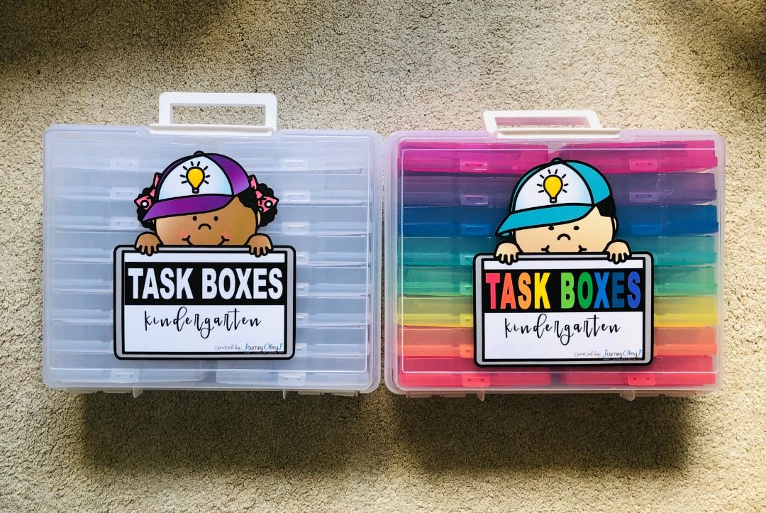 Task Boxes - Kindergarten, Hobbies & Toys, Toys & Games on Carousell