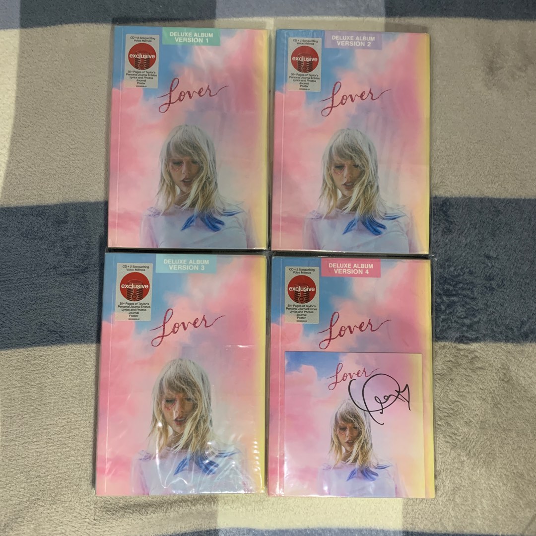 Taylor Swift Lover Deluxe Journals, Hobbies & Toys, Music & Media, CDs ...