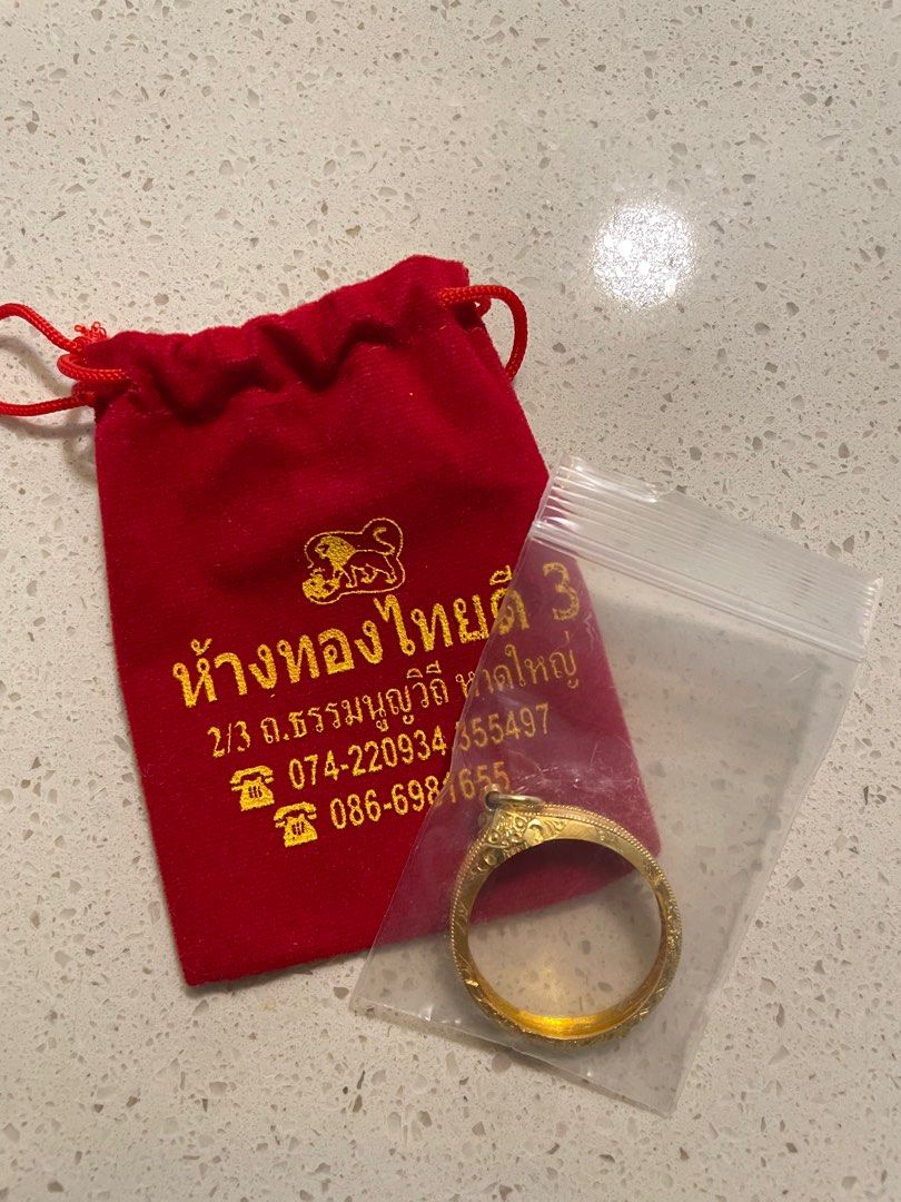 Thai gold amulet casing 90%, Everything Else on Carousell