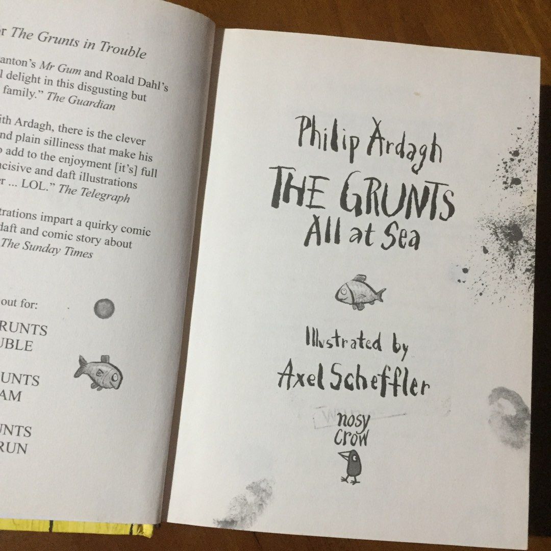 The Grunts: All At Sea by Philip Ardagh and Axel Scheffler (Illustrator ...