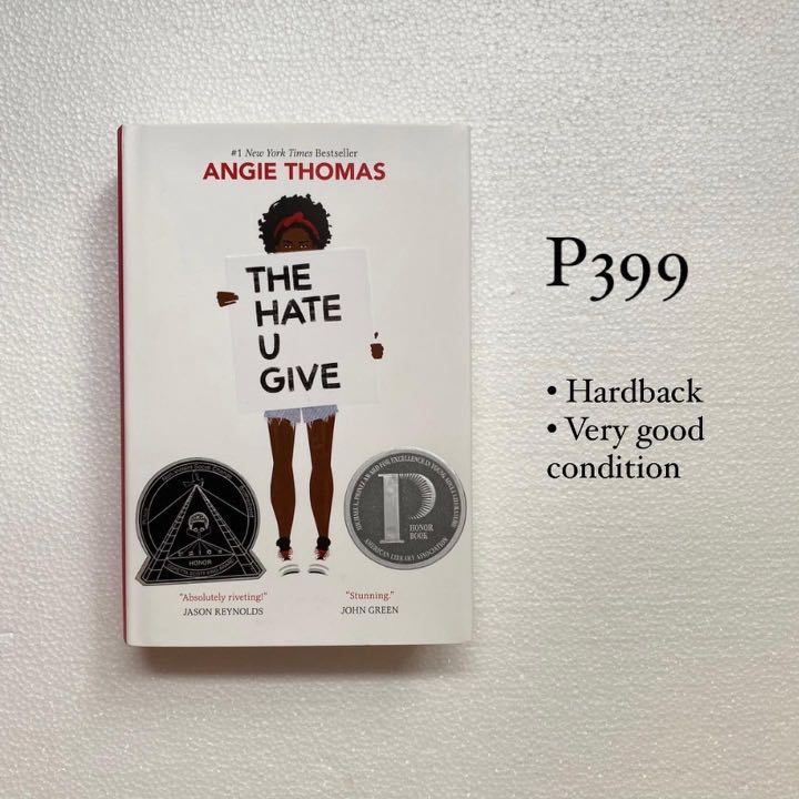 The Hate U Give (THUG), Hobbies & Toys, Books & Magazines, Fiction & Non-Fiction on Carousell
