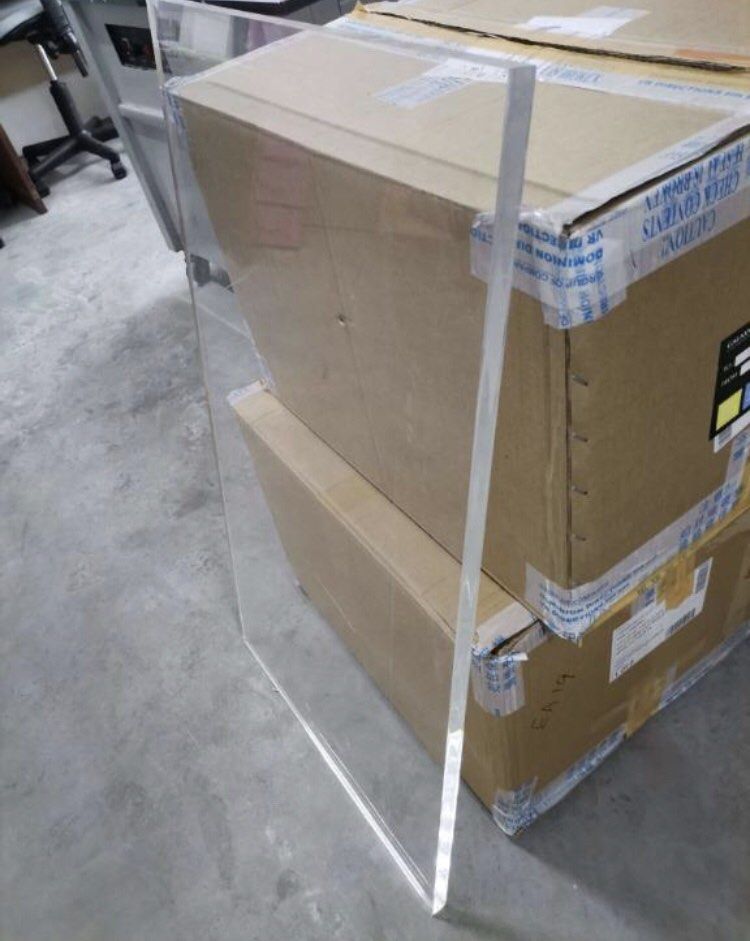 Thick Acrylic Partition Base, Furniture & Home Living, Home Improvement ...