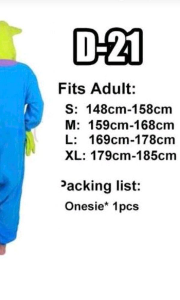 Three eyed alien onesie toy story outfit cosplay, Women's Fashion ...