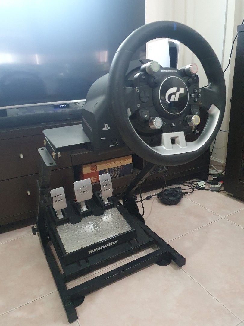 Thrustmaster T-GT with TLCM pedals & wheelstand, Video Gaming, Gaming ...