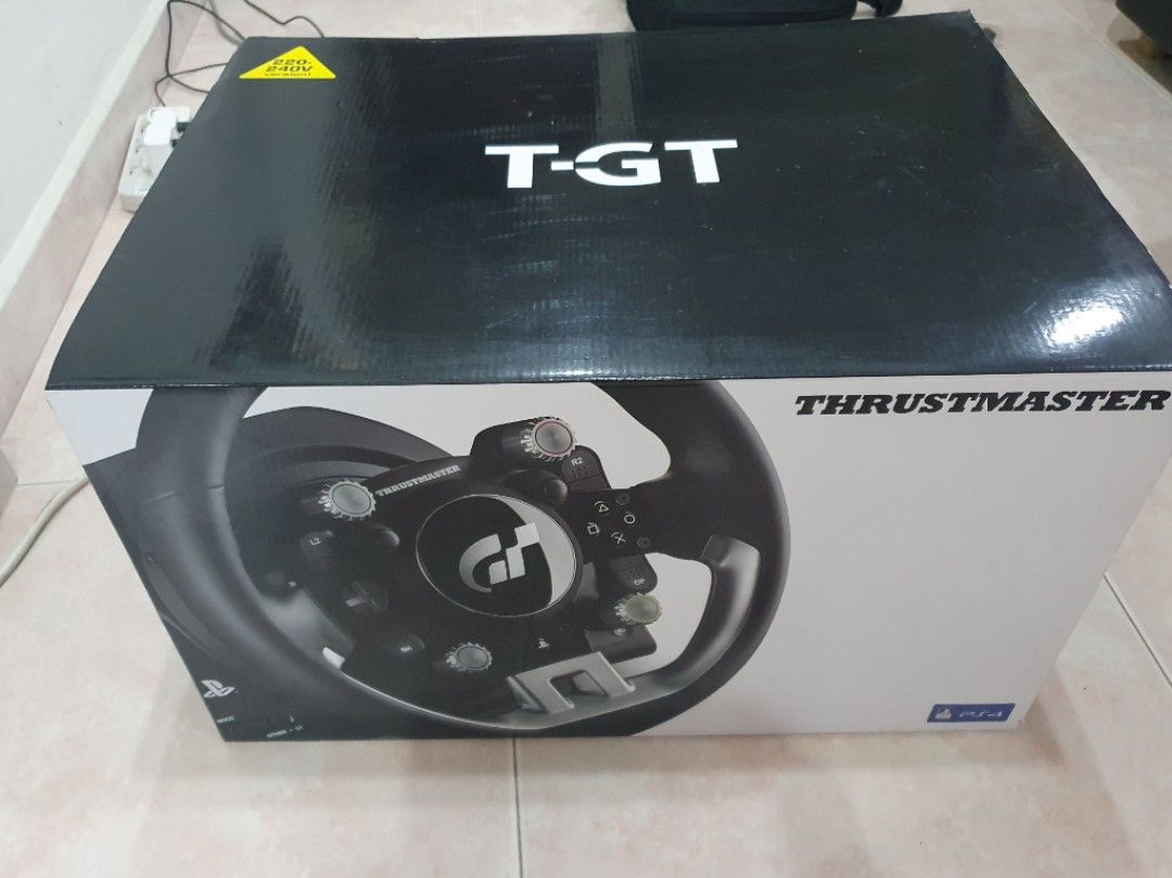 Thrustmaster T-GT with TLCM pedals & wheelstand, Video Gaming, Gaming ...