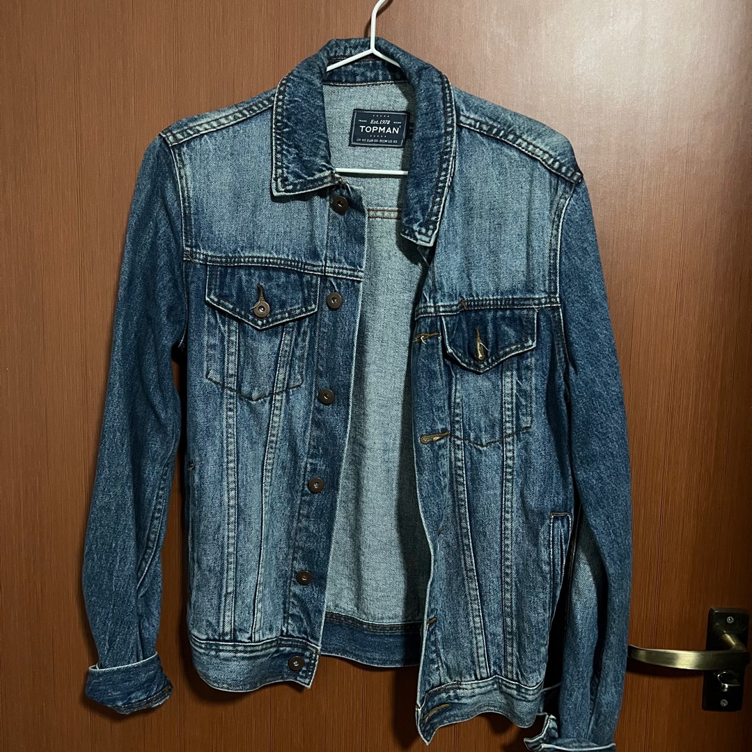 TOPMAN DENIM JACKET, Men's Fashion, Coats, Jackets and Outerwear on ...