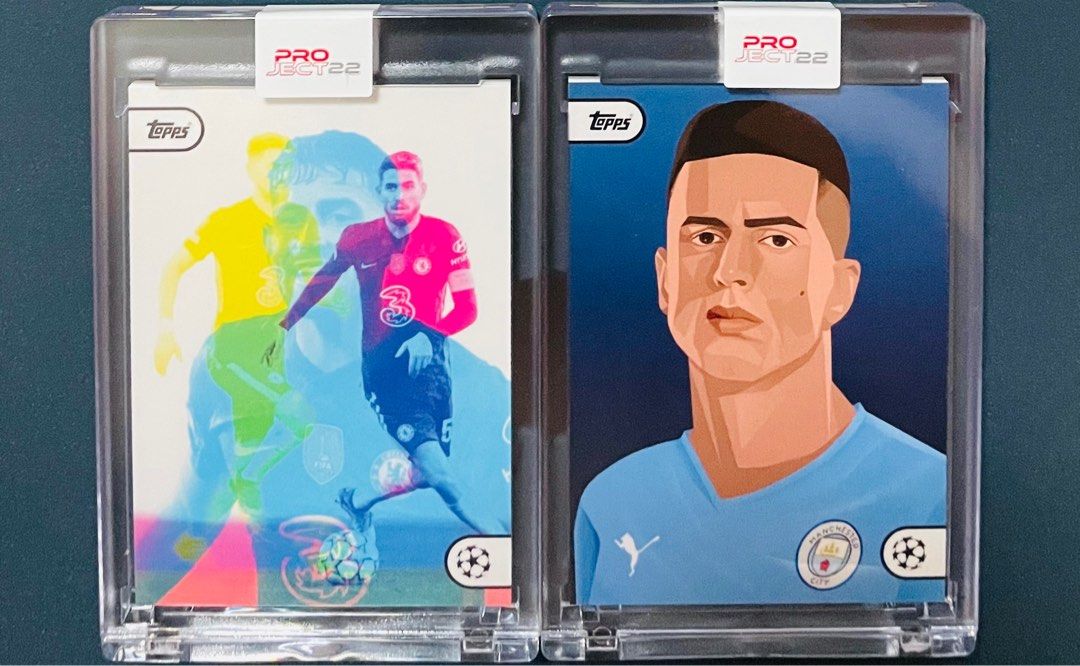 Topps Project 22 Jorginho & Cancelo, Hobbies & Toys, Toys & Games on ...