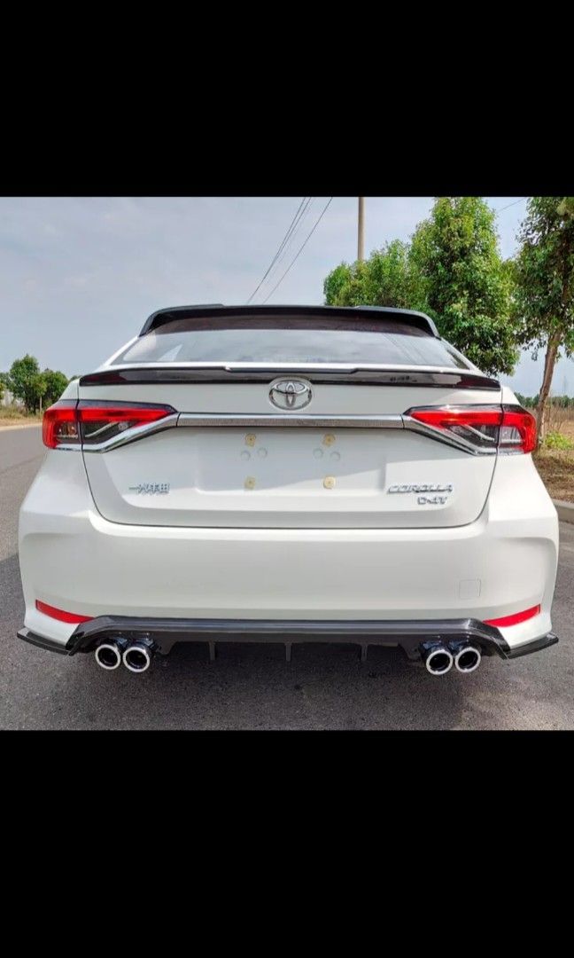 Toyota Altis 2020-2022 rear spoiler, Car Accessories, Accessories on ...