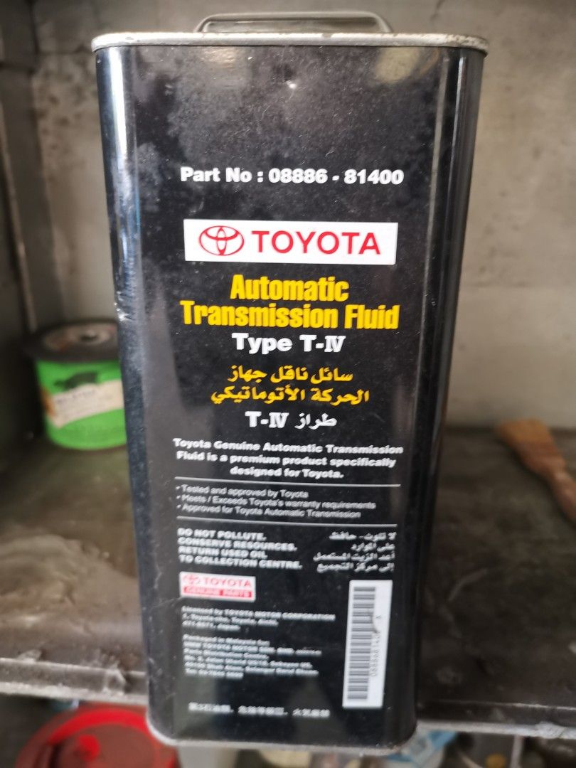 Toyota ATF type T-IV, Car Accessories, Accessories on Carousell