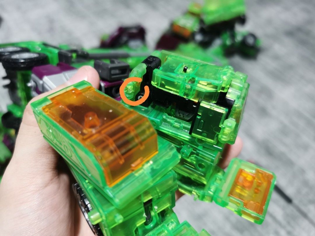 Transformers Devastator NBK Clear Green Version Toy, Hobbies & Toys ...