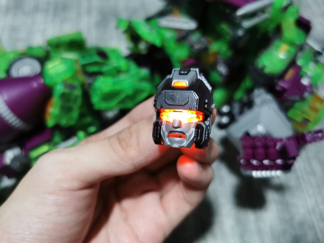 Transformers Devastator NBK Clear Green Version Toy, Hobbies & Toys ...