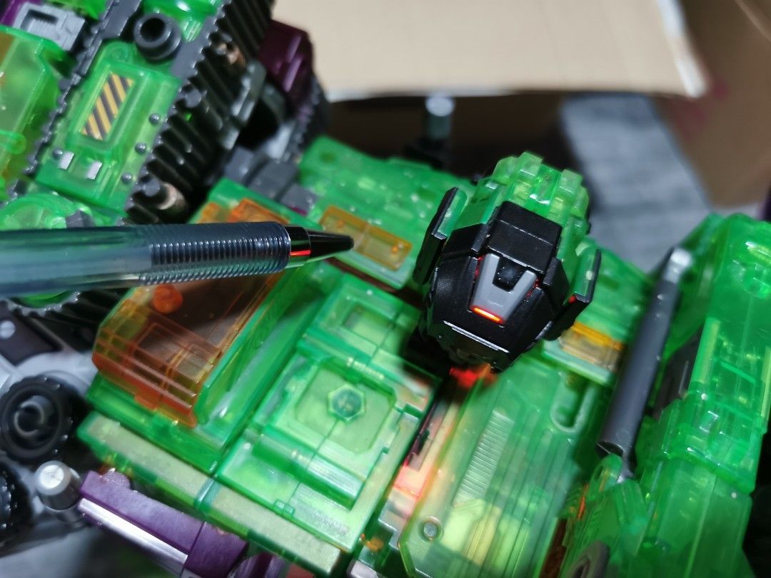 Transformers Devastator NBK Clear Green Version Toy, Hobbies & Toys ...