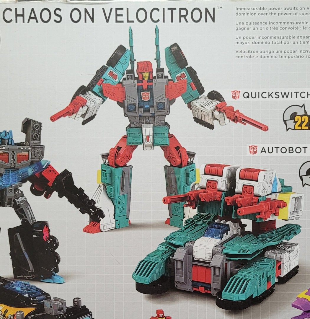 Transformers Quickswitch six changer Chaos velocitron Titqns return ...