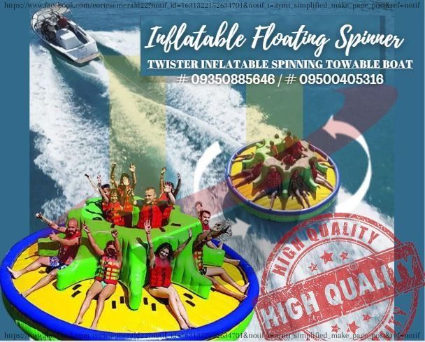 Twister Inflatable Spinning Towable Boat Galaxy-D, Everything Else ...