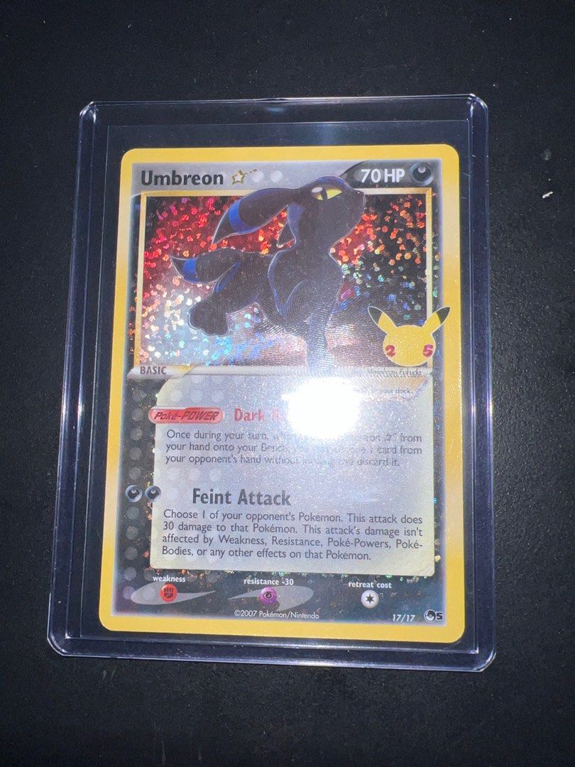 Gold star Umbreon, Hobbies & Toys, Toys & Games on Carousell