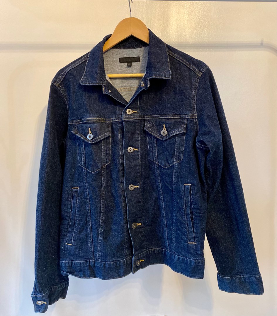 Uniqlo denim jacket, Women's Fashion, Coats, Jackets and Outerwear on ...