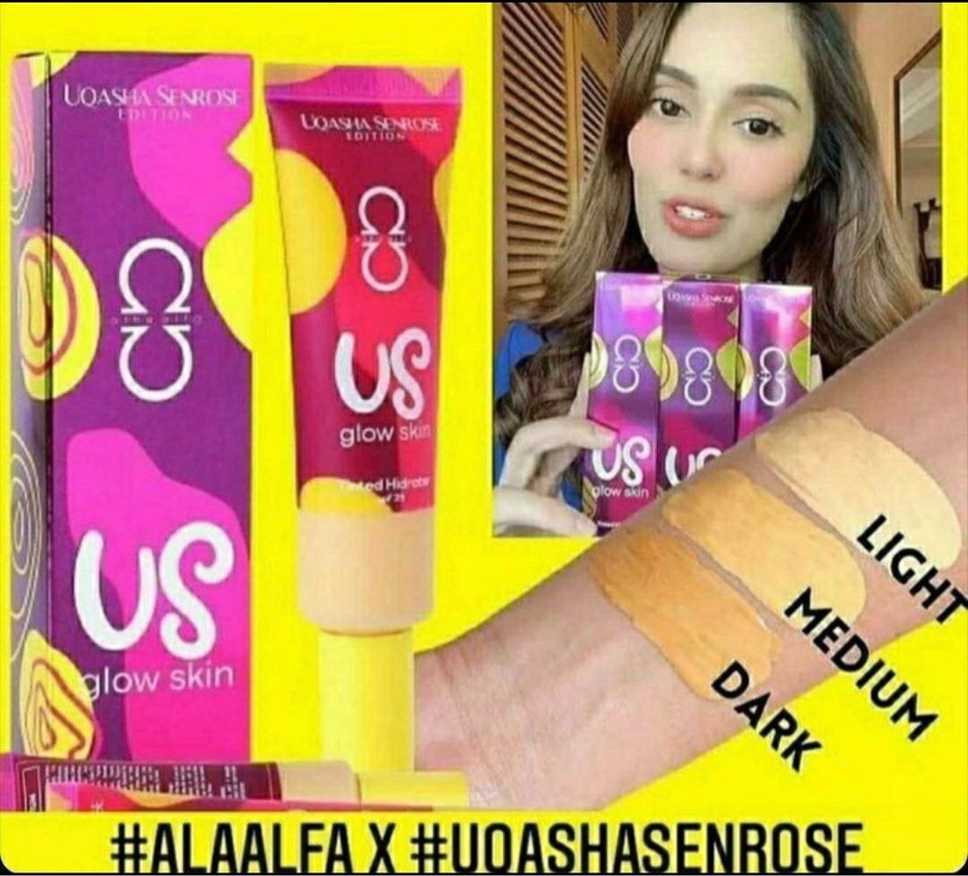 UQASHA SENROSE GLOW SKIN, Beauty & Personal Care, Face, Makeup on Carousell