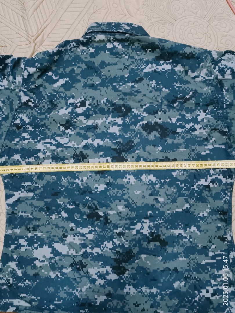 Us Navy Working Uniform Nwu Type Ii Navy Bluberry Mens Fashion