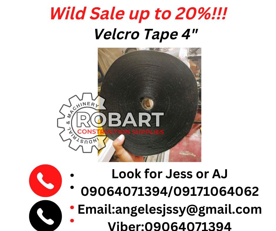 Velcro Tape 4", Commercial & Industrial, Construction & Building ...