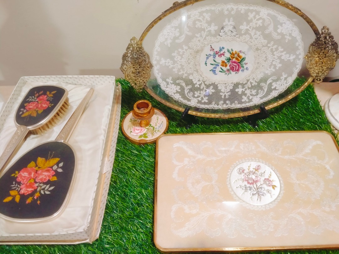 Victorian Vintage Collectibles petit point lace, Hobbies & Toys ...