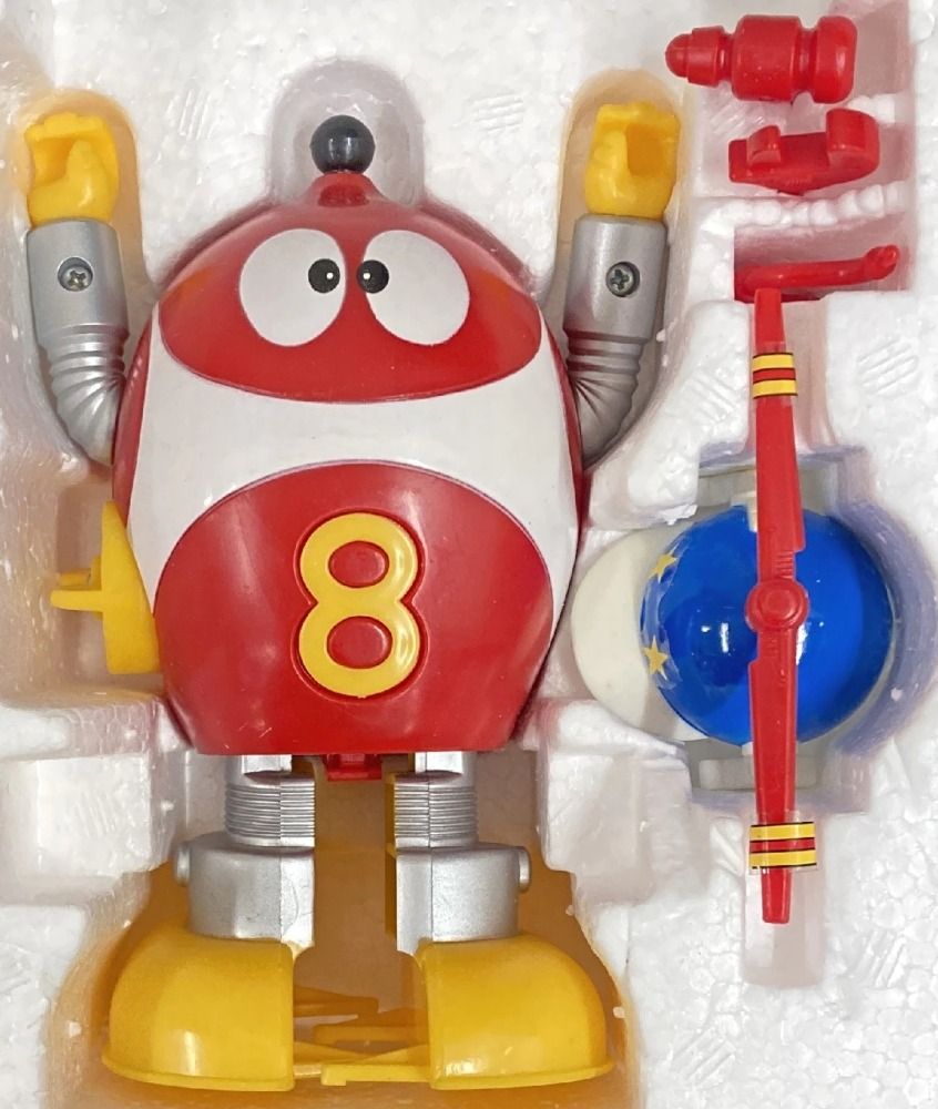 VINTAGE 80s Popy Robo Hacchan 8-Chan Wind up Walking toy Takatoku ...