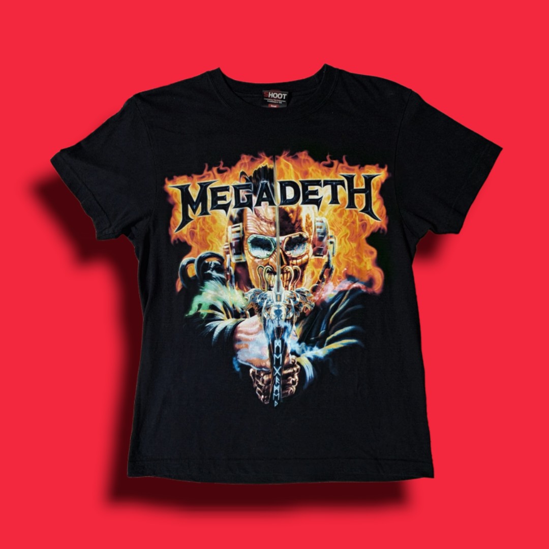BAJU BAND VINTAGE MEGADETH, Men's Fashion, Tops & Sets, Tshirts & Polo ...
