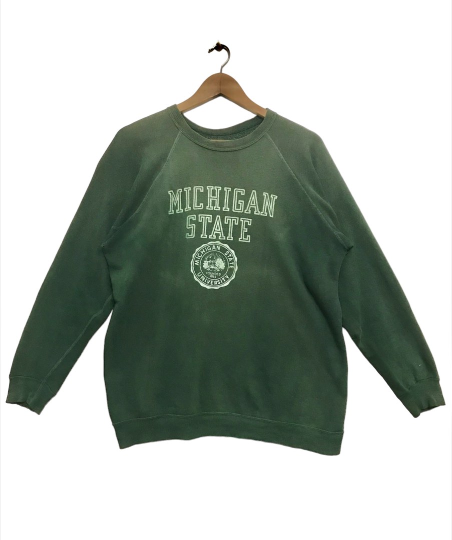 Vintage Michigan State University, Men's Fashion, Coats, Jackets and ...
