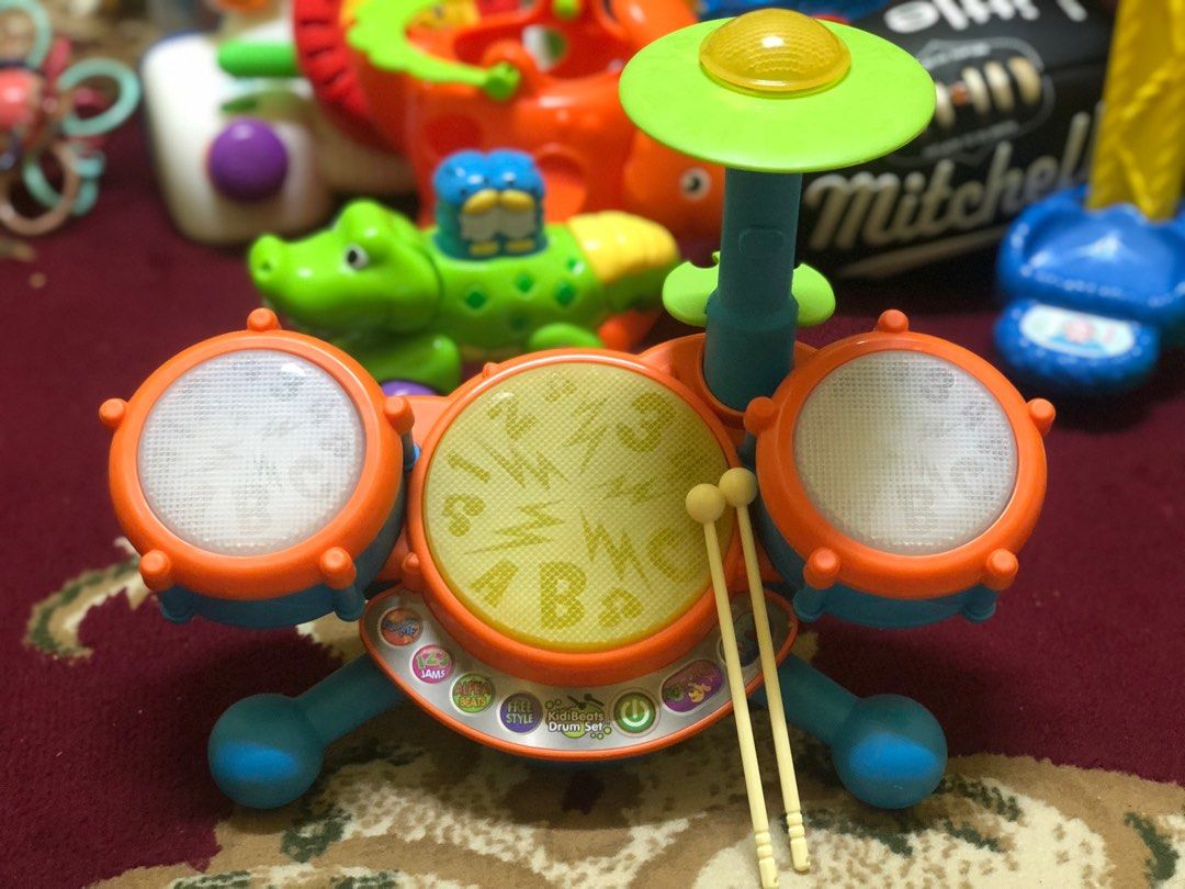 Vtech Kidibeats Drum Set, Hobbies & Toys, Toys & Games on Carousell