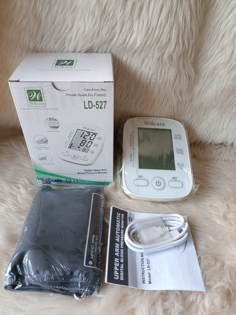 Wilcare Digital Upper Arm Blood Pressure Monitor, Health & Nutrition ...