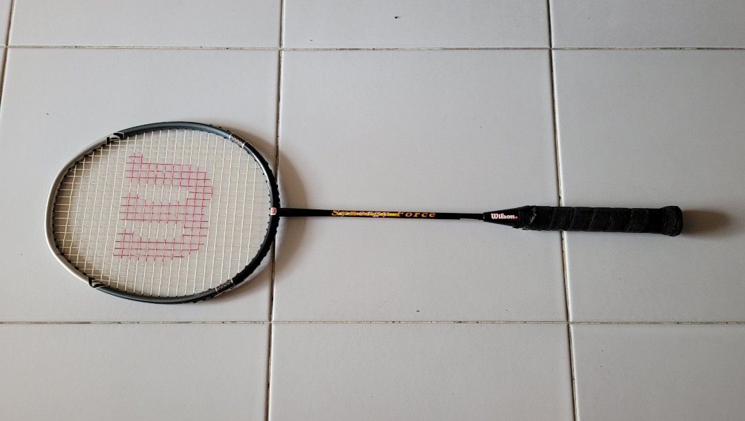 Wilson Synergy Force Badminton Racket, Sports Equipment, Sports & Games ...