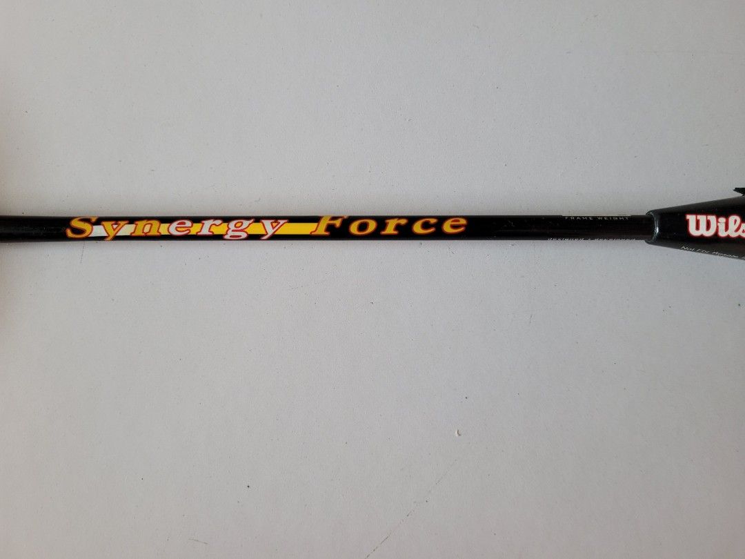 Wilson Synergy Force Badminton Racket, Sports Equipment, Sports & Games ...