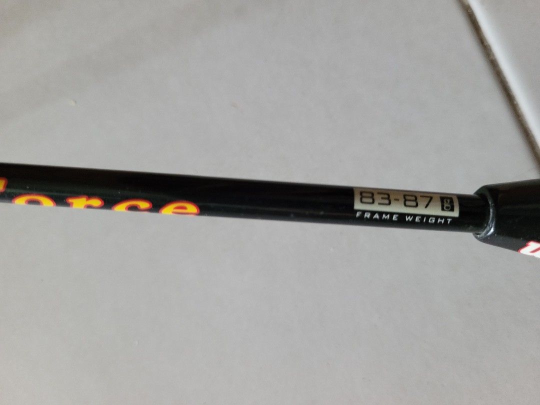 Wilson Synergy Force Badminton Racket, Sports Equipment, Sports & Games ...