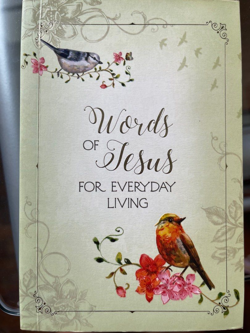 Christian Book - Words of Jesus for Everyday Living, Hobbies & Toys, Books & Magazines, Religion ...