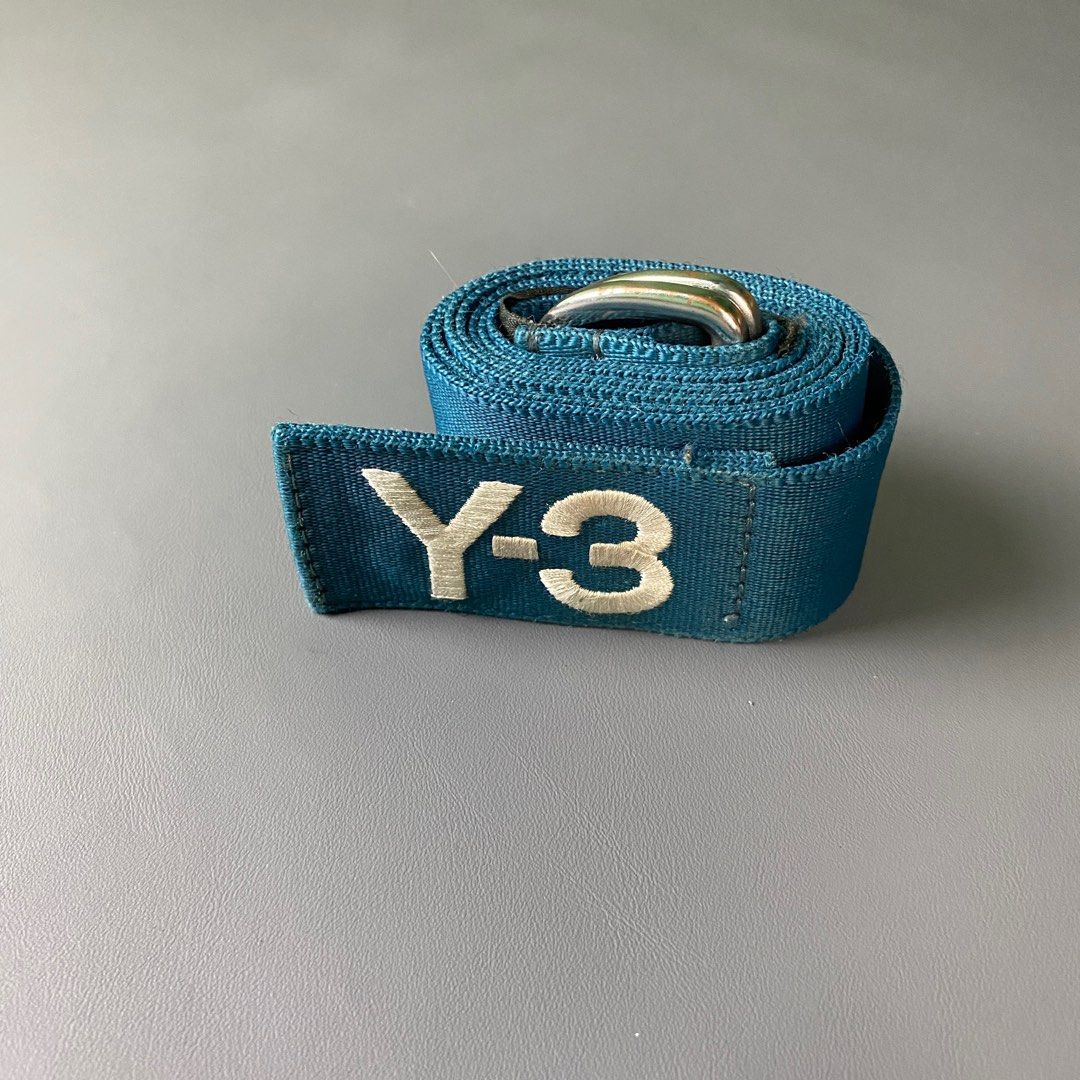 Y3 - Yohji Yamamoto - Adidas - Woven Classic Logo - Belt, Men's Fashion ...