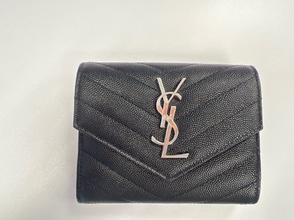 Ysl Tri-fold Wallet, Women's Fashion, Bags & Wallets, Wallets & Card ...