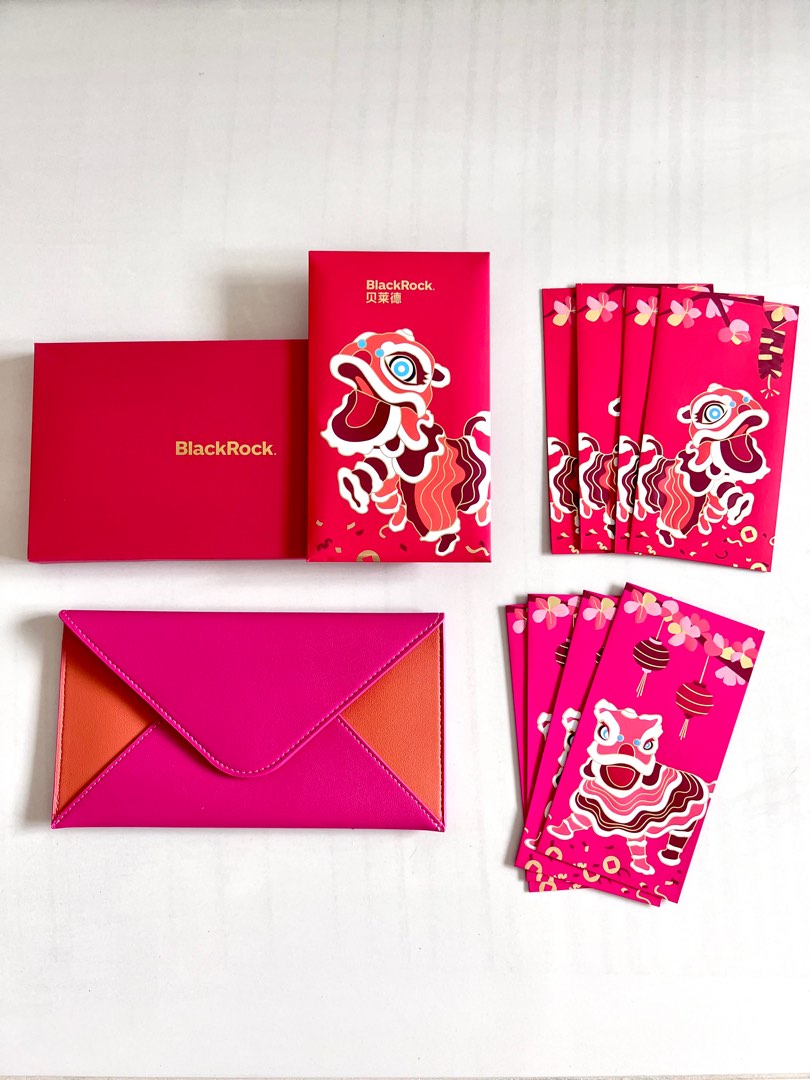 2023 BlackRock Ang Pow Red Packets, Hobbies & Toys, Stationery & Craft ...