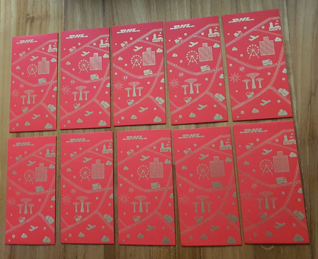 2023 DHL Red Packet/Ang Bao/Ang Paw, Hobbies & Toys, Stationery & Craft ...