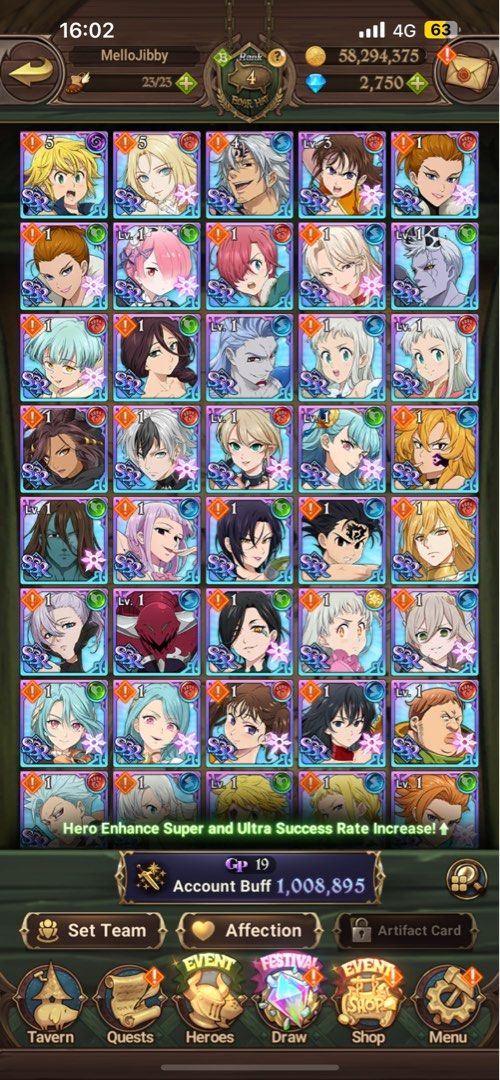 7DS / The Seven Deadly Sins Grandcross ASIA, Video Gaming, Video Games ...