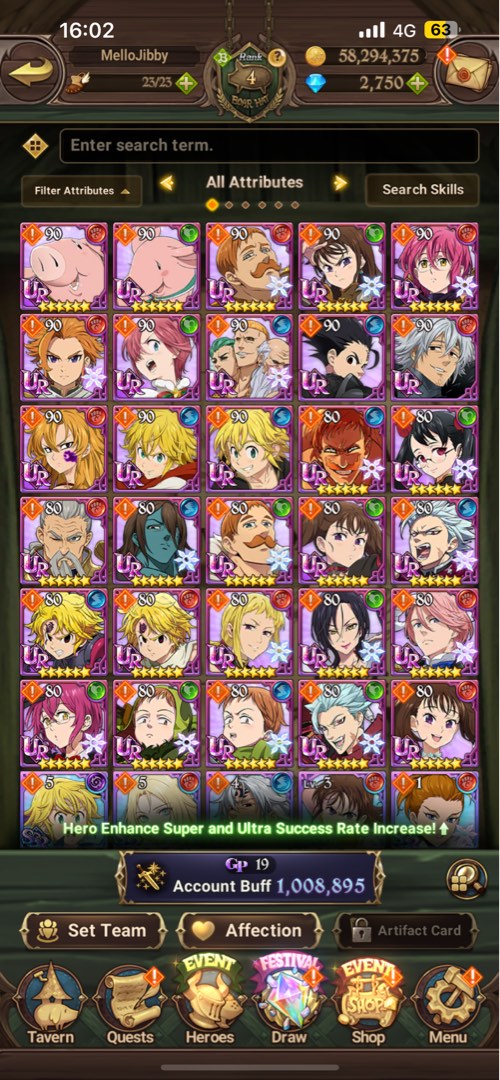 7DS / The Seven Deadly Sins Grandcross ASIA, Video Gaming, Video Games ...