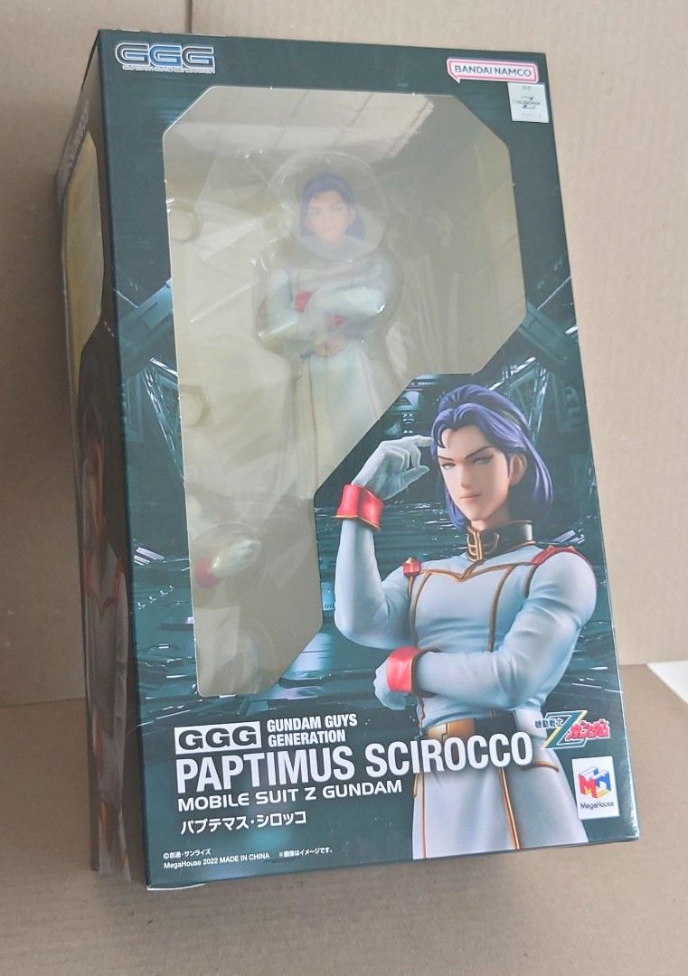 全新 日版 GGG 巴比迪斯 斯洛哥 Paptimus Scirocco 22cm PVC Figure Gundam Z 機動戰士 高達 ...
