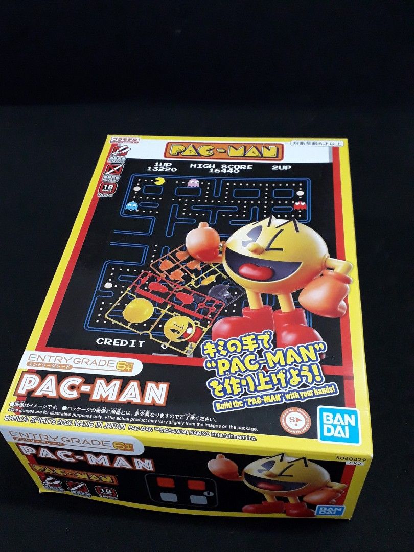 食鬼 Bandai EG Pac-Man Entry-Grade 5060429 簡易 入門級 模型 , 興趣及遊戲, 玩具 & 遊戲類 ...