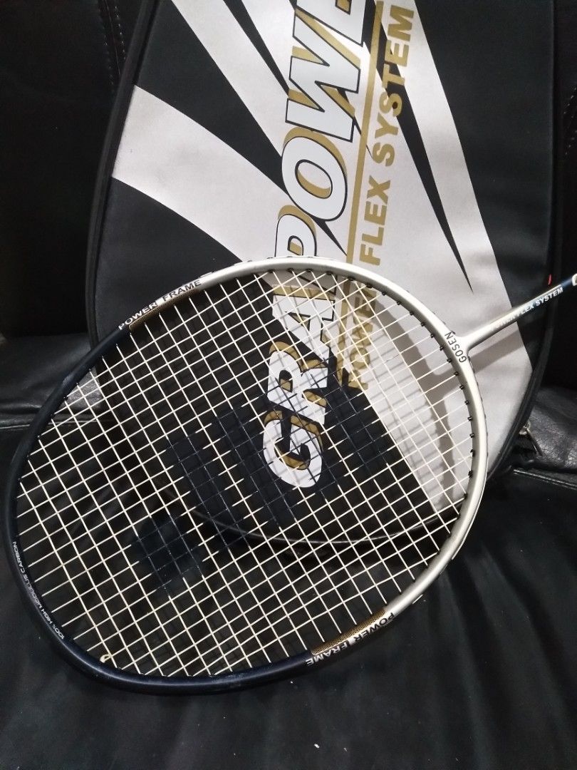 日本 GOSEN GRAPOWER 168Ti 88g 羽毛球拍 跟原裝拍套 badminton racket, 運動產品, 運動與體育 ...