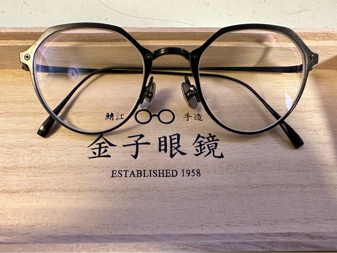 金子眼鏡 KJ-39, 男裝, 手錶及配件, 眼鏡 - Carousell