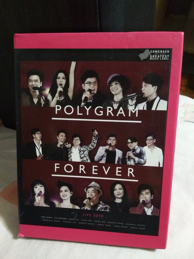 寶麗金 POLYGAM FOREVER LIVE 演唱會 3 DVD 齊件 2013年 譚詠麟 李克勤 關淑怡 王馨平 湯寶如 陳曉東 陳慧嫻 區瑞強 露雲娜 鍾鎮濤 彭健新 泰迪羅賓 溫拿 ...